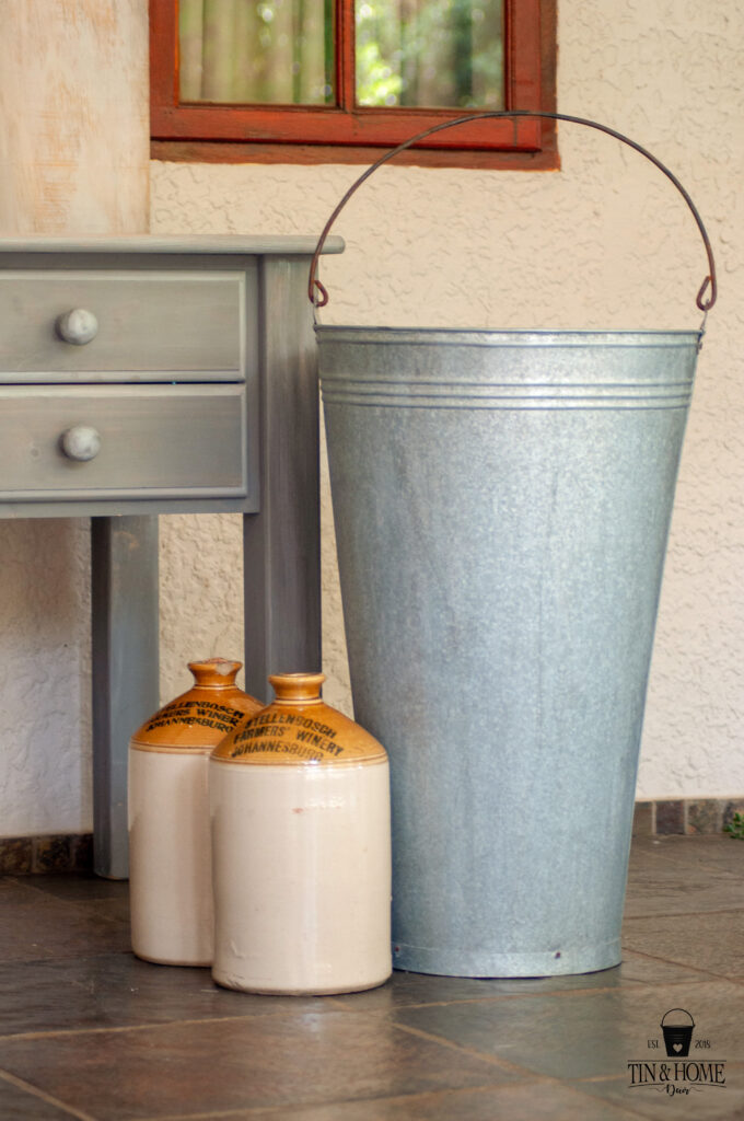 EXTRA LARGE PORCH BUCKET - Tin Home Decor